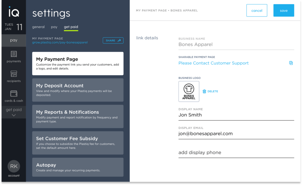 Customized Payment Requests and Reporting | Collect Payments Online