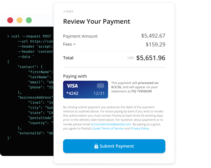 Business Payment Platform | Make & Accept Payments | Plastiq